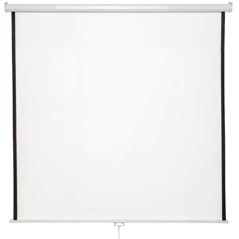 Écran de projection vidéoprojecteur projecteurs 152 x 152 cm 08_0000403 ...