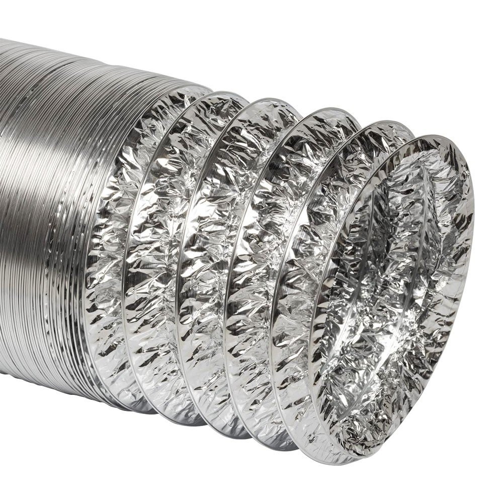 Tubo flexible de aluminio 10m | Conducto de ventilación y climatización ...
