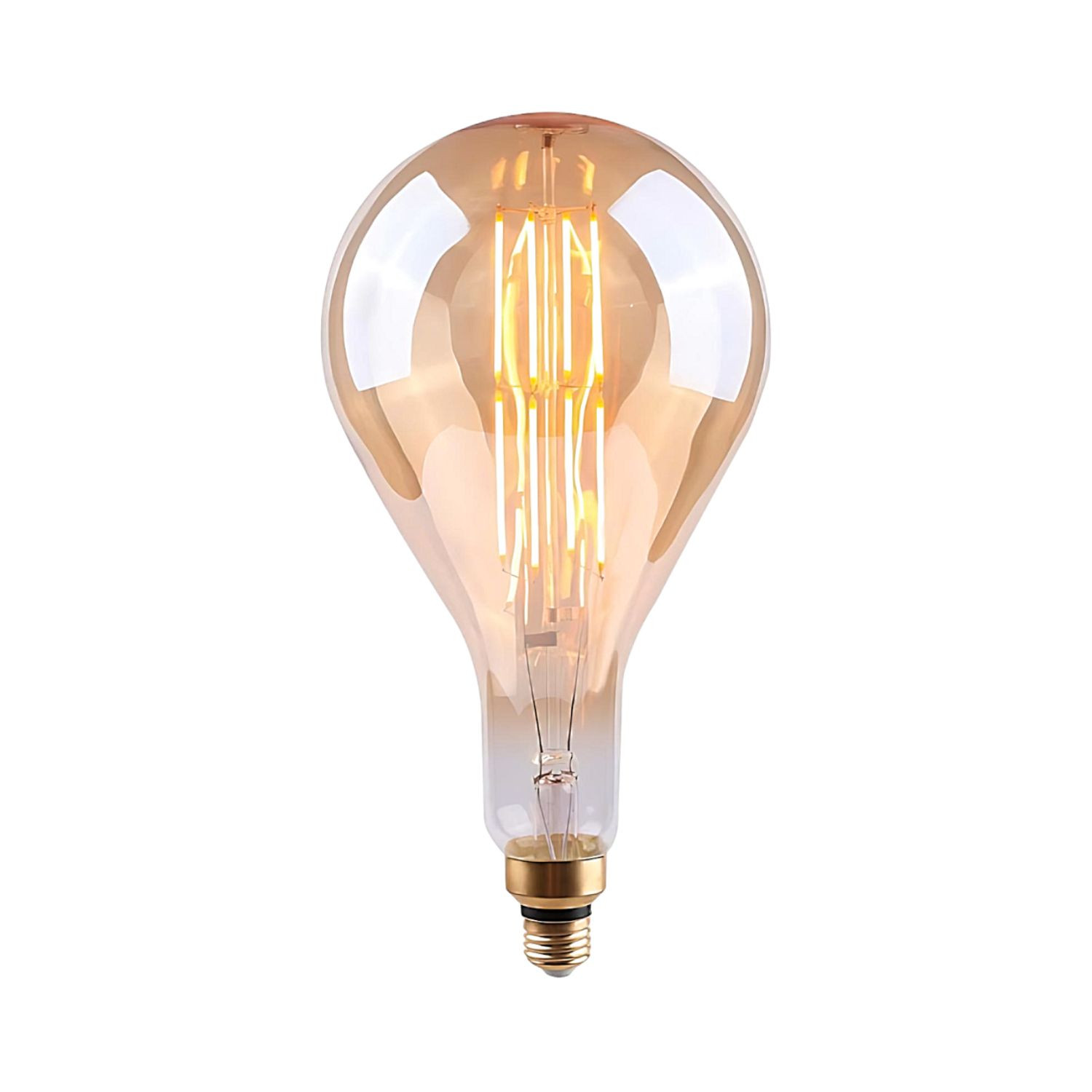 LED Giant Drop Bulb E27 8W Equi.40W 500lm Dimmable Gold 15000H 7hSevenOn Vintage | Leroy Merlin