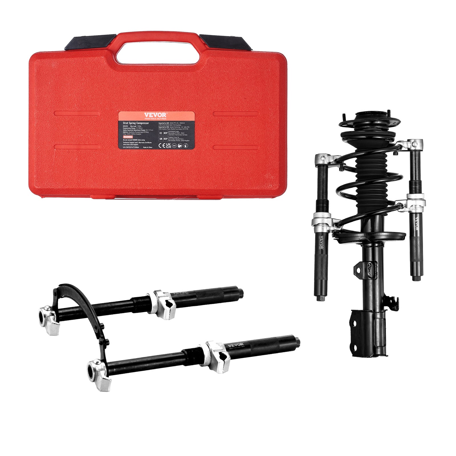 Kit Compresseur Ressort Amortisseur pour Voiture VEVOR 1,2 T Course 280 ...