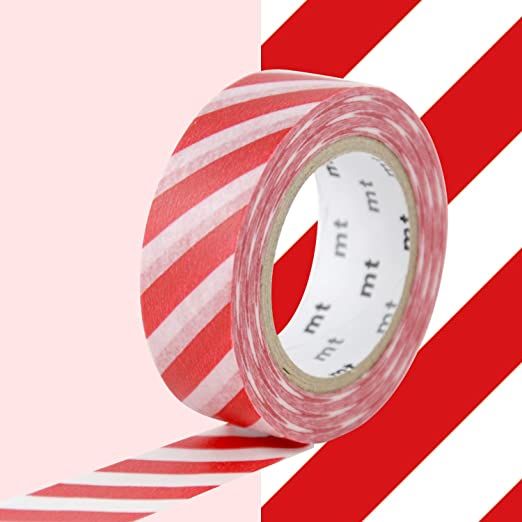 Masking tape à rayures - Rouge - 1,5 cm x 7 m - Masking Tape | Leroy Merlin