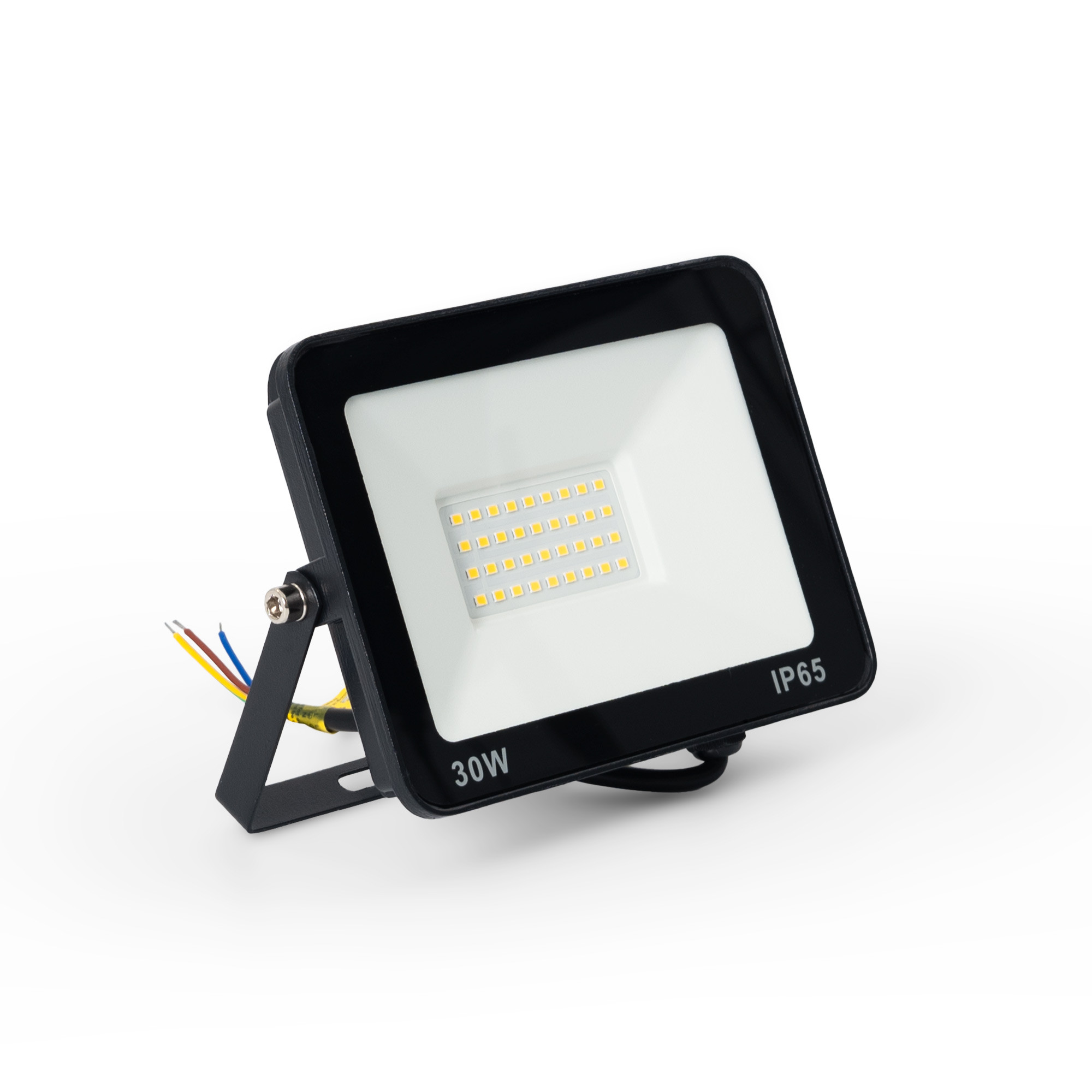 Proyector LED exterior 30W - 95lm/W - IP65 - Negro - Blanco Neutro | Leroy Merlin