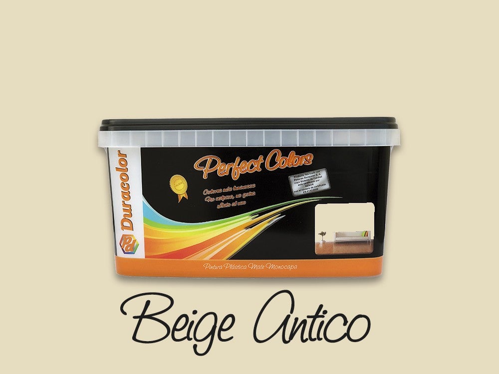 Pintura Plástica lavable Perfect Colors - 4 litros - Beige Antico ...