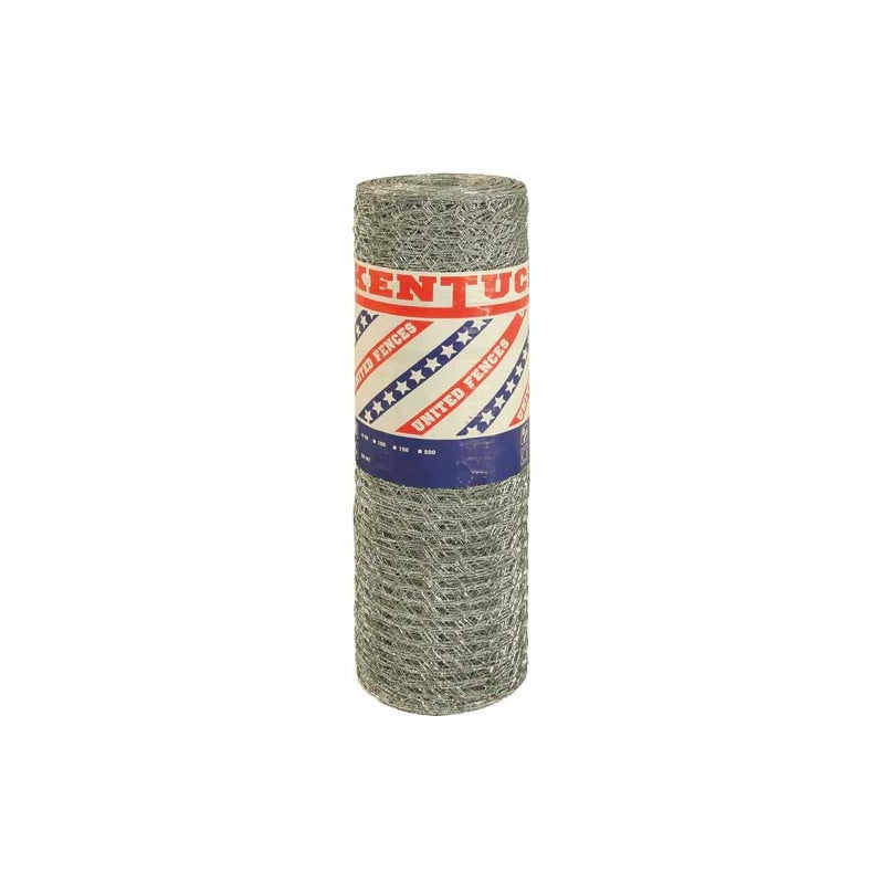 Malla hexagonal galvanizada de triple torsión Kentucky H 150 cm Rollo ...
