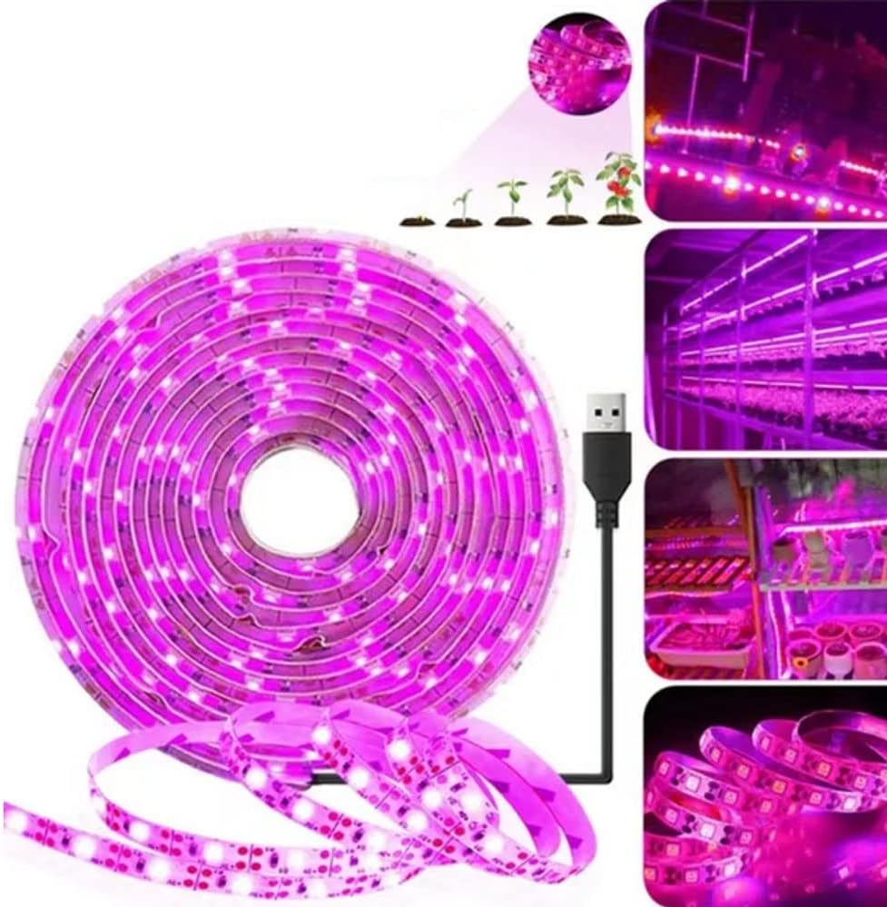 Lámpara de crecimiento para plantas, tira de luz LED para el ...