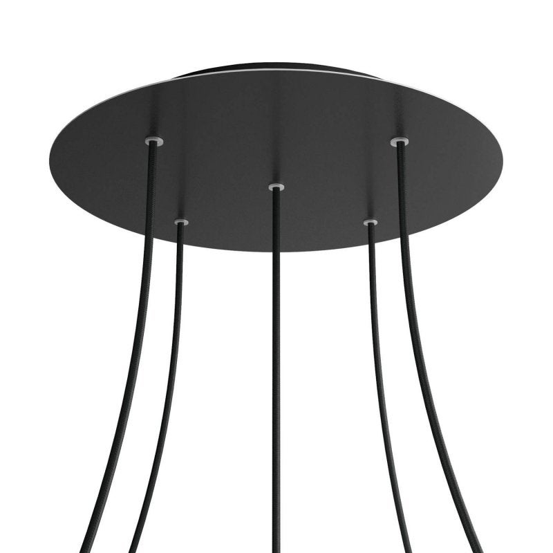 Creative cables - Rosace XXL Rose-One rond de 400 mm de diamètre avec 5 ...