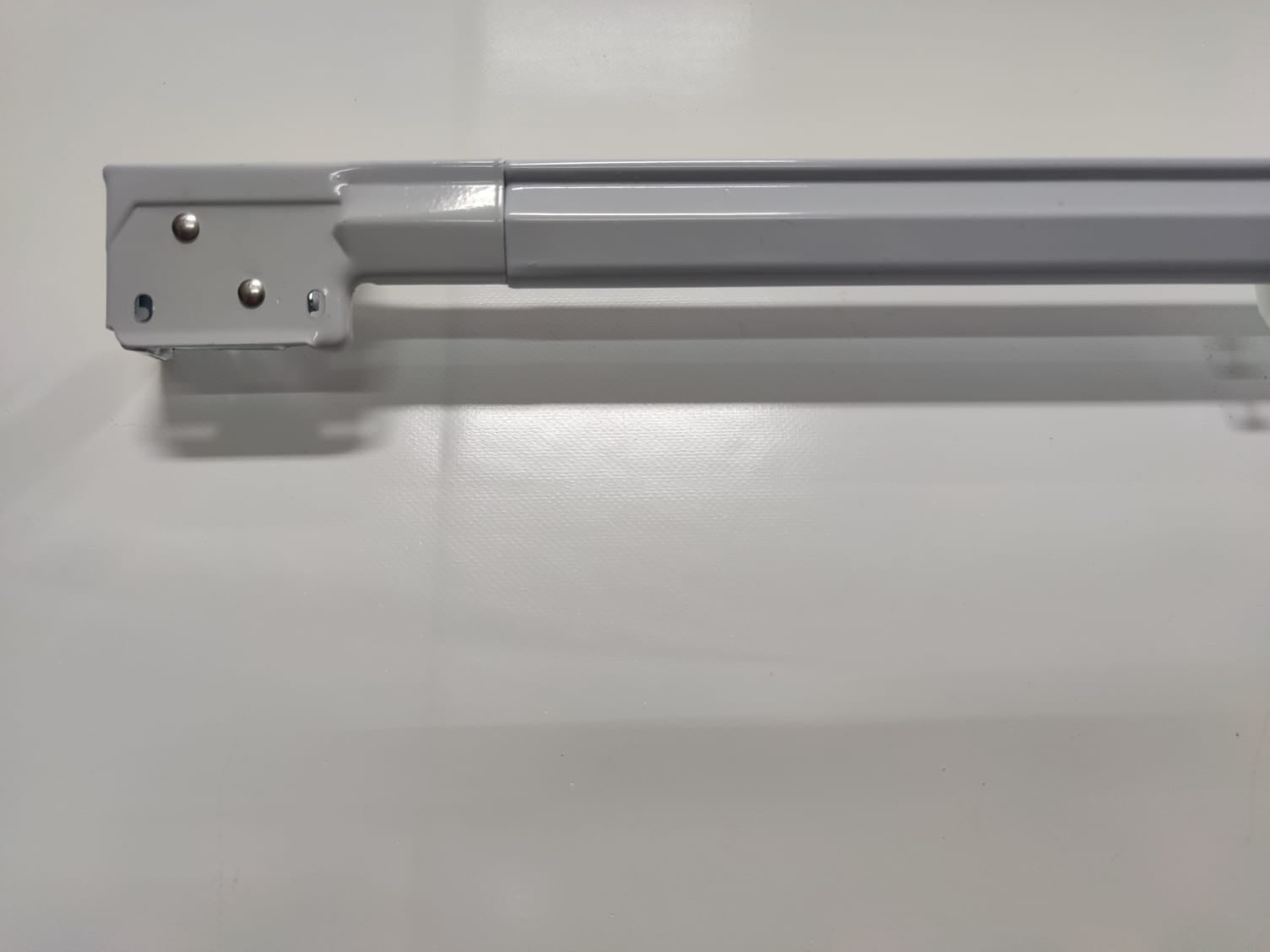 Tringle à rideaux en fer laqué blanc, tringle extensible de 168 à 300 ...