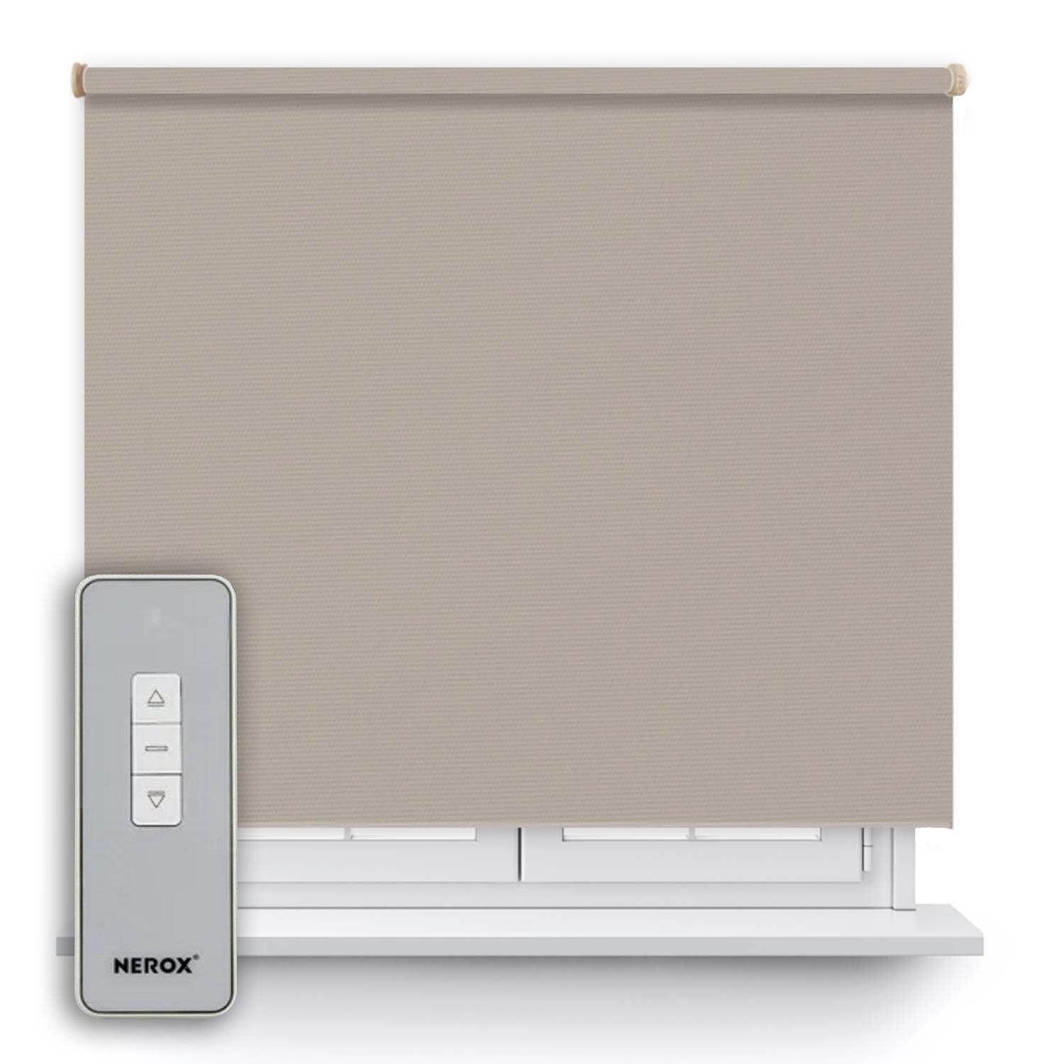 Estor Estor Enrollable Opacoo Motorizado Beige 200x150cm. | Leroy Merlin