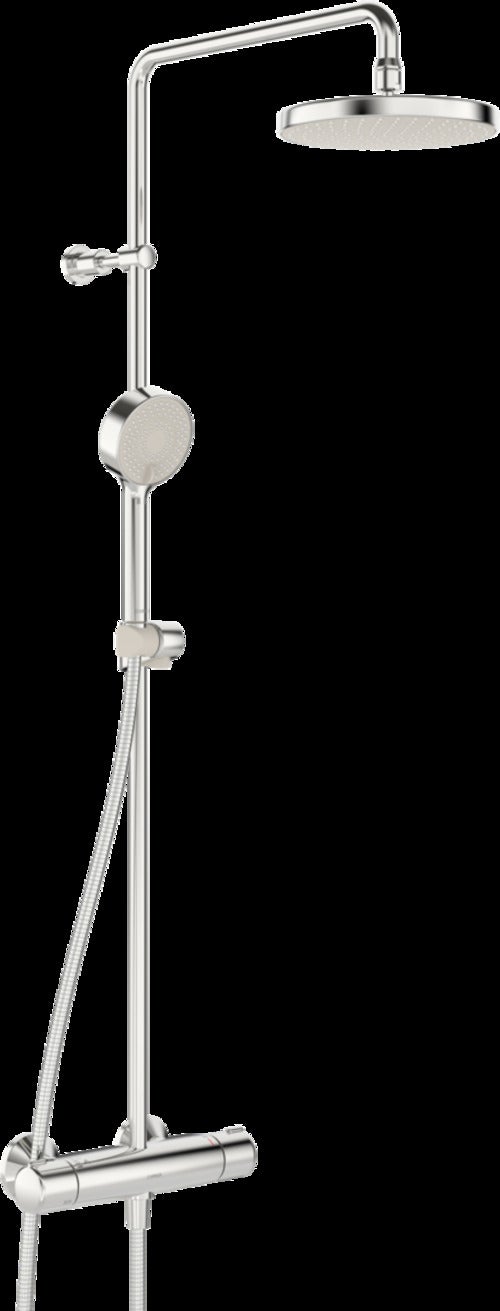 HANSA HANSAmicra Système de douche, douche de tête 200mm, ronde, 3 jets ...