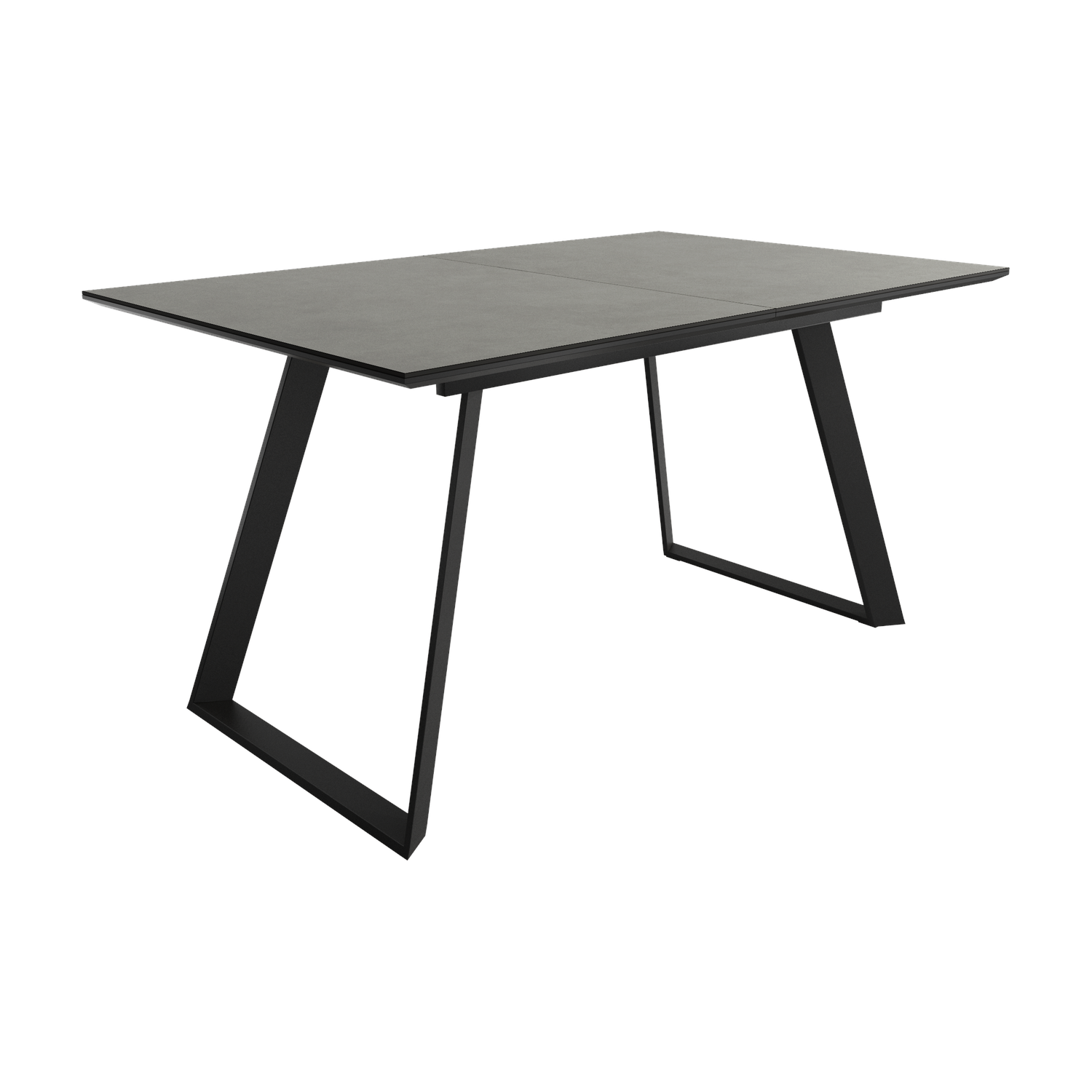 MESA EXTENSIBLE RECTANGULAR SENA - NEGRO - 160-200x90cm | Leroy Merlin
