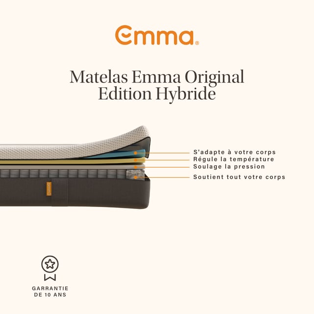 Matelas emma 140 x 190 au meilleur prix | Leroy Merlin