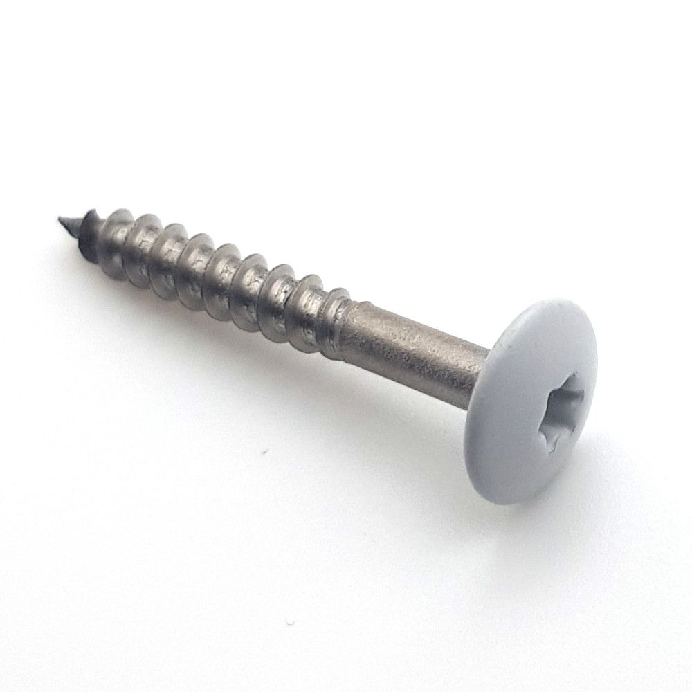 Vis pour panneaux de façade 4,8x38 mm RAL 7047 Telegris 4 Inox A2 par ...