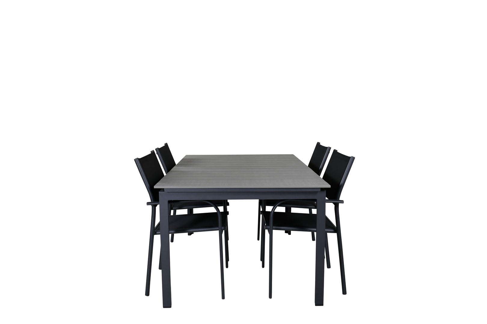 Levels Ensemble de table et chaises de jardin, table 100x160/240cm et 4 ...