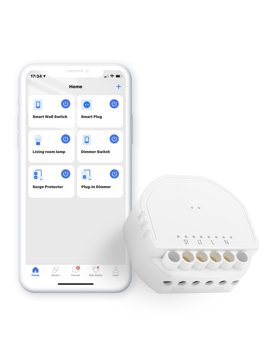 Meross Smart Interruttore WiFi Alexa - Interruttore della Luce ...