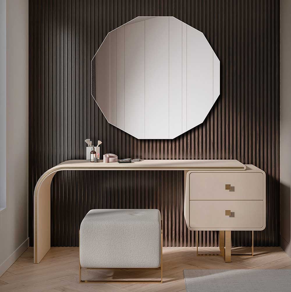 Espejo de pared redondo para colgar 85x85cm – Espejo decorativo para ...