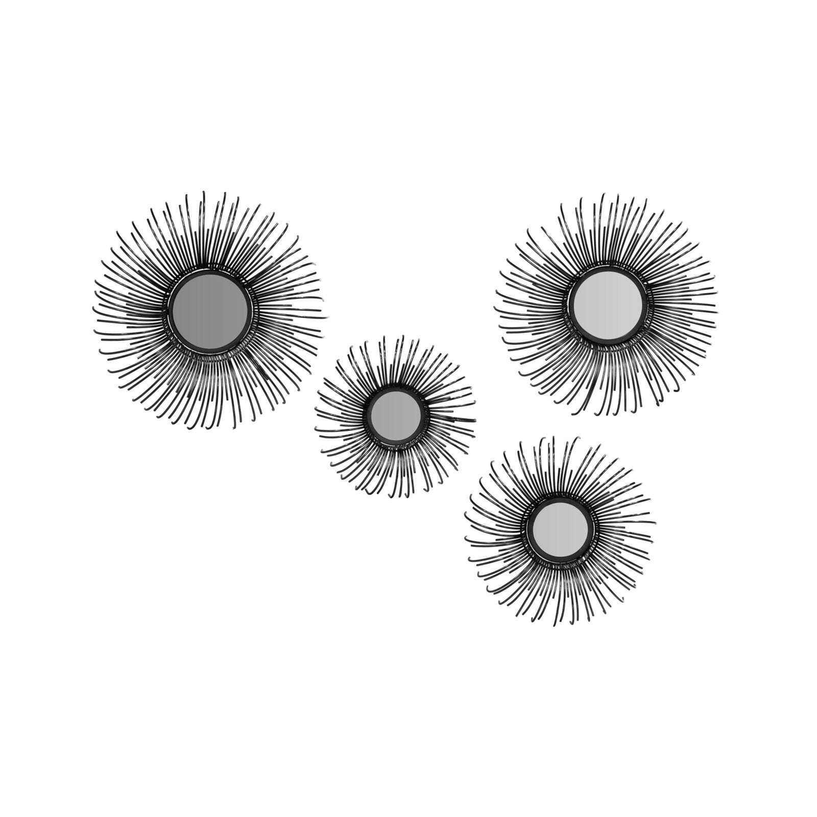 Miroir Décoratif Mural Duke 525 Lot De 4 33 38 43 46 X 33 38 43 46 X