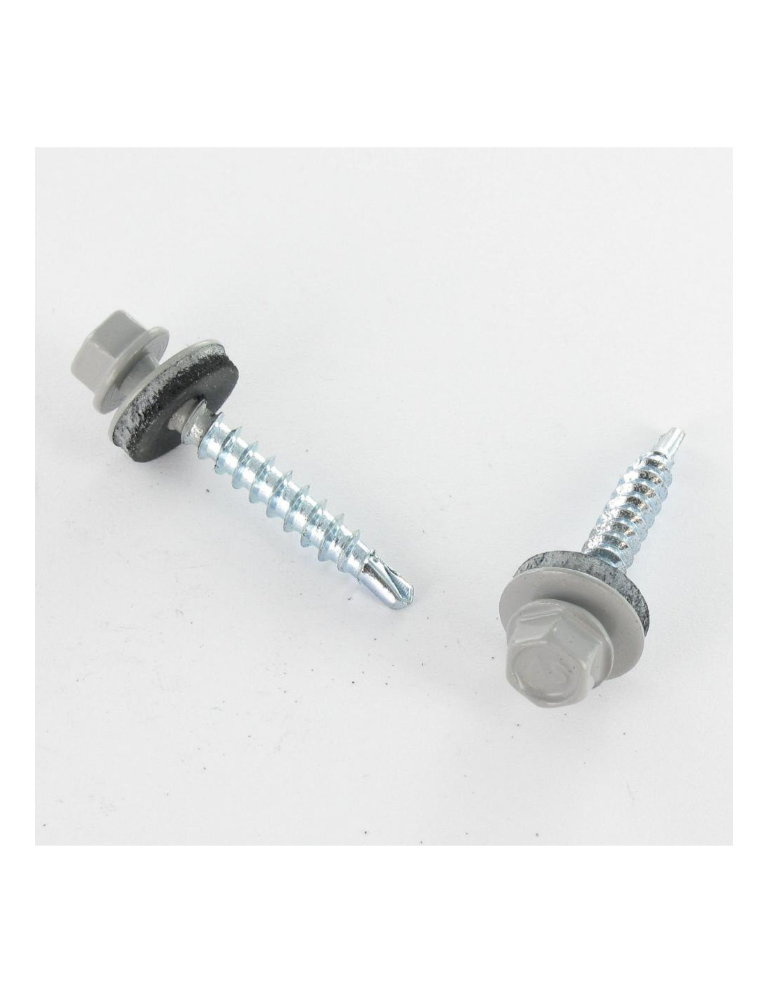 Vis autoperceuse Tête hexagonale TH 4.8X35 Rondelle d"étanchéite avec joint néoprene EPDM Acier ...