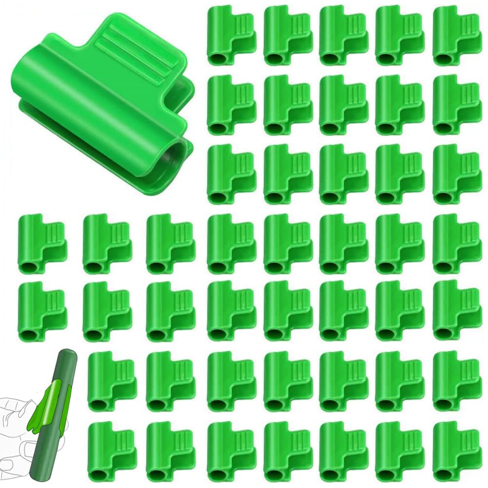 40 Pièces Clips pour Serre 16mm, Clips de Fixation pour Tubes, Pinces à ...