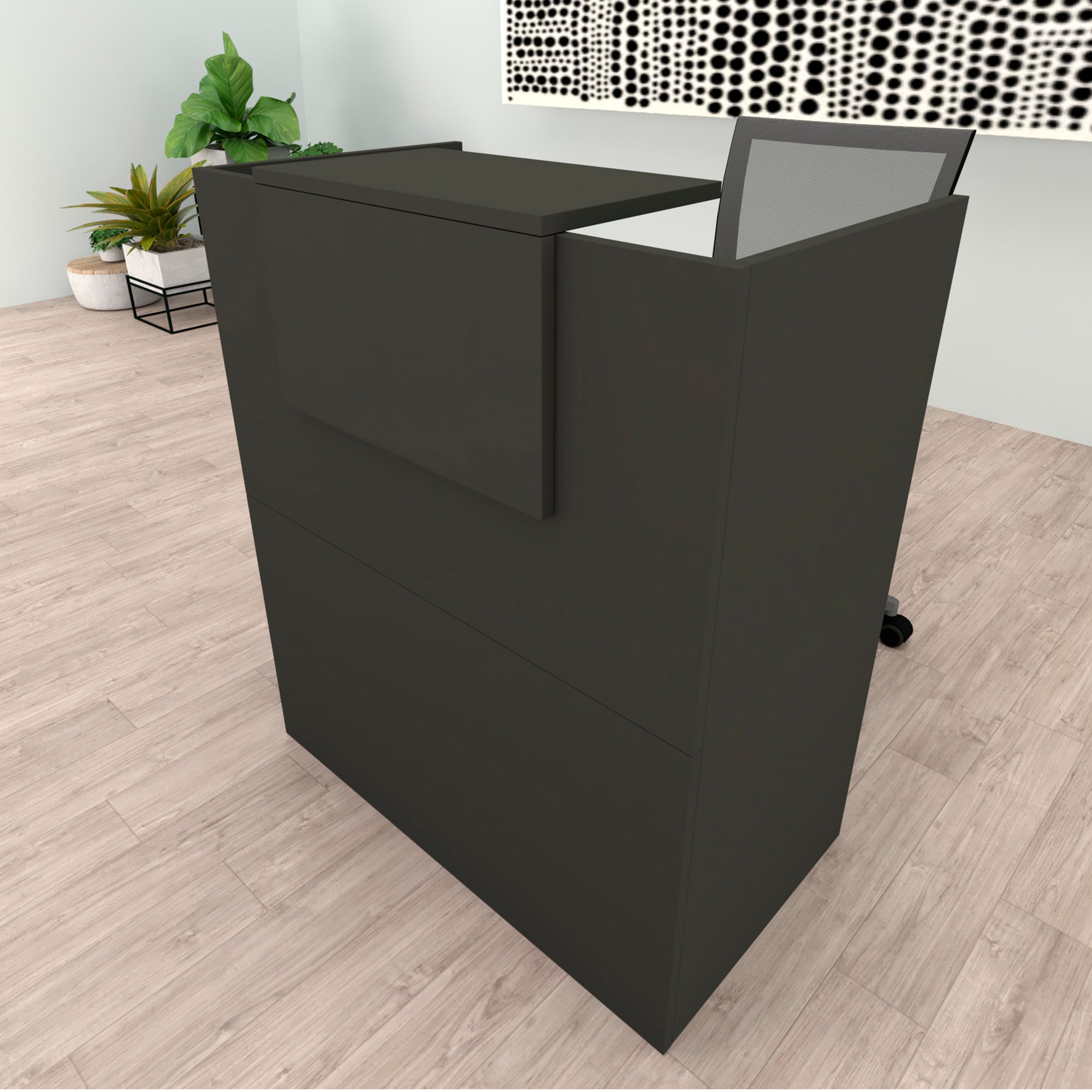 Henor Comptoir Oja. 80x50x107 cm Bois Avec table intérieure. Idéal pour ...