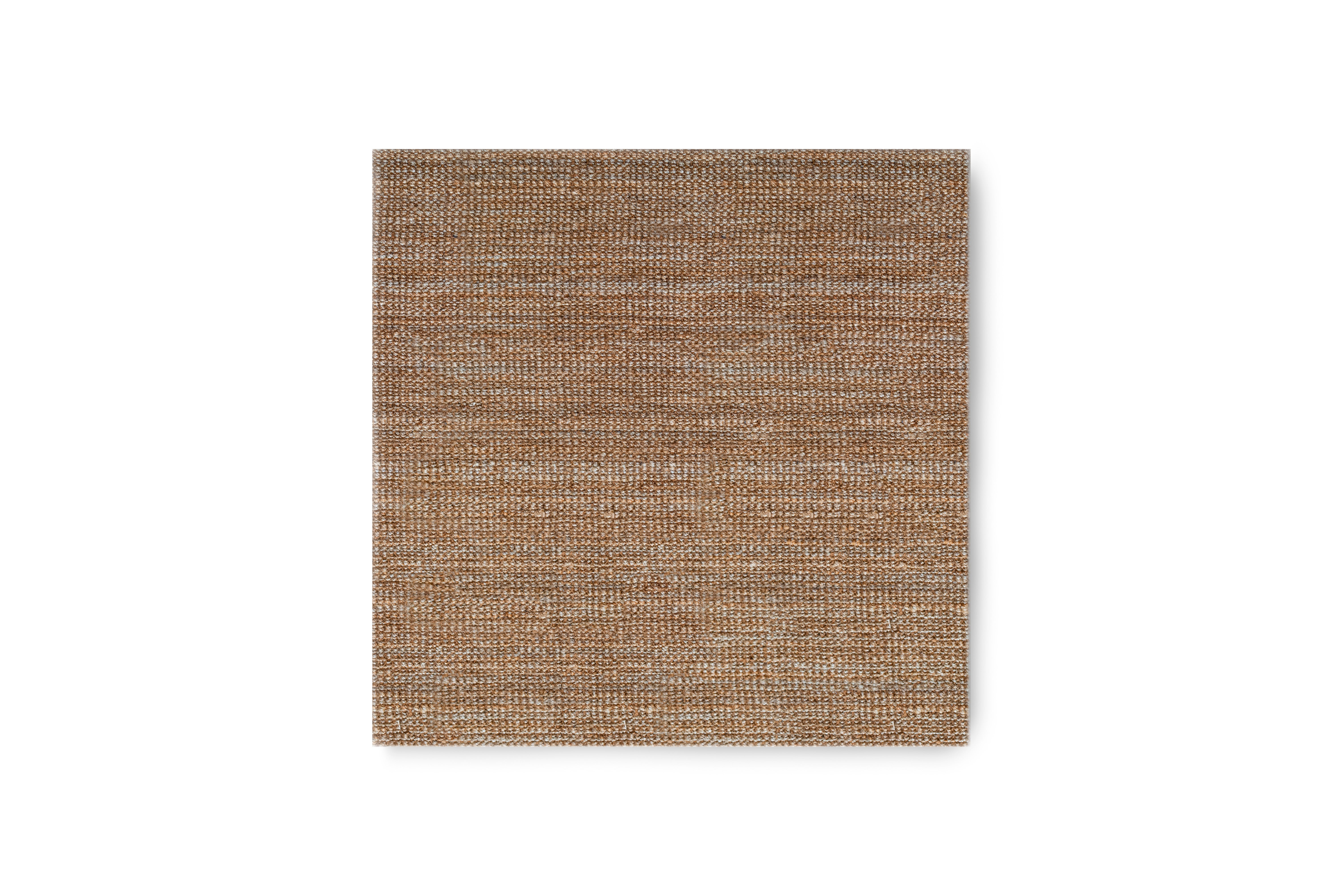 Tapis en jute naturel Santorini 200x200 cm – Fait main, style bohème ...