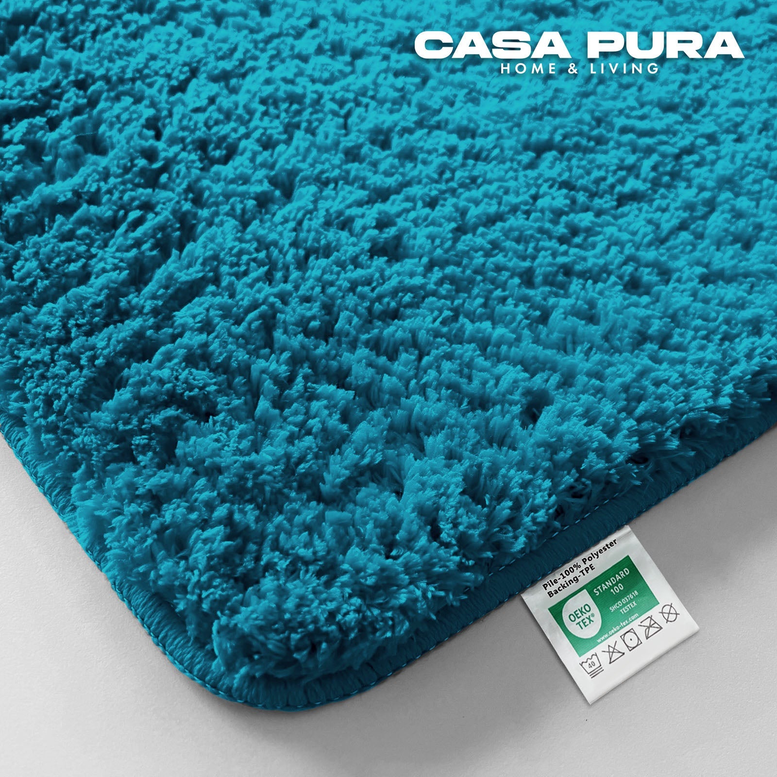Manta de baño Sky Uni Azul Teal 70 x 120 cm | Leroy Merlin