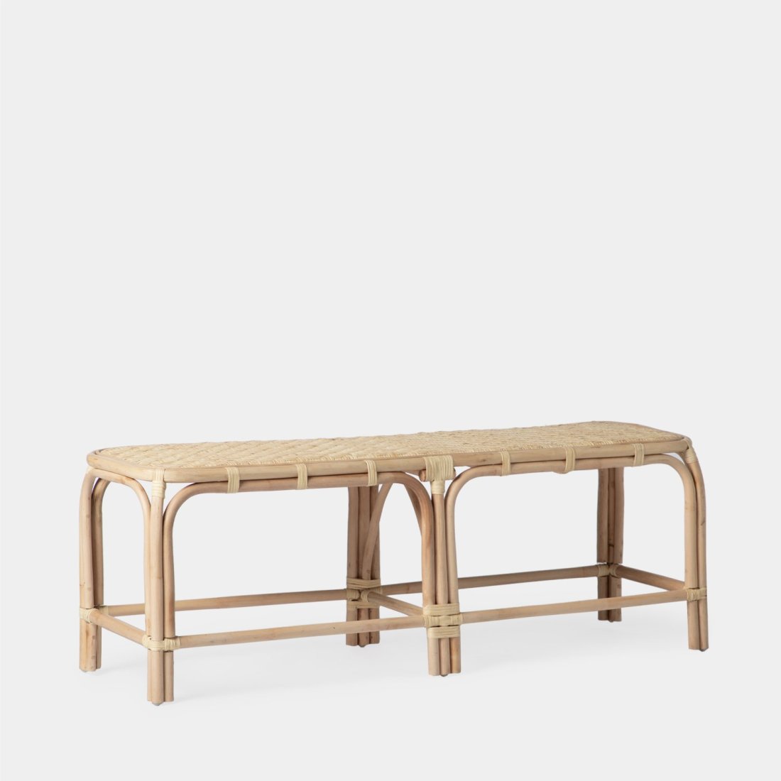 Banc en rotin naturel Saro | Leroy Merlin
