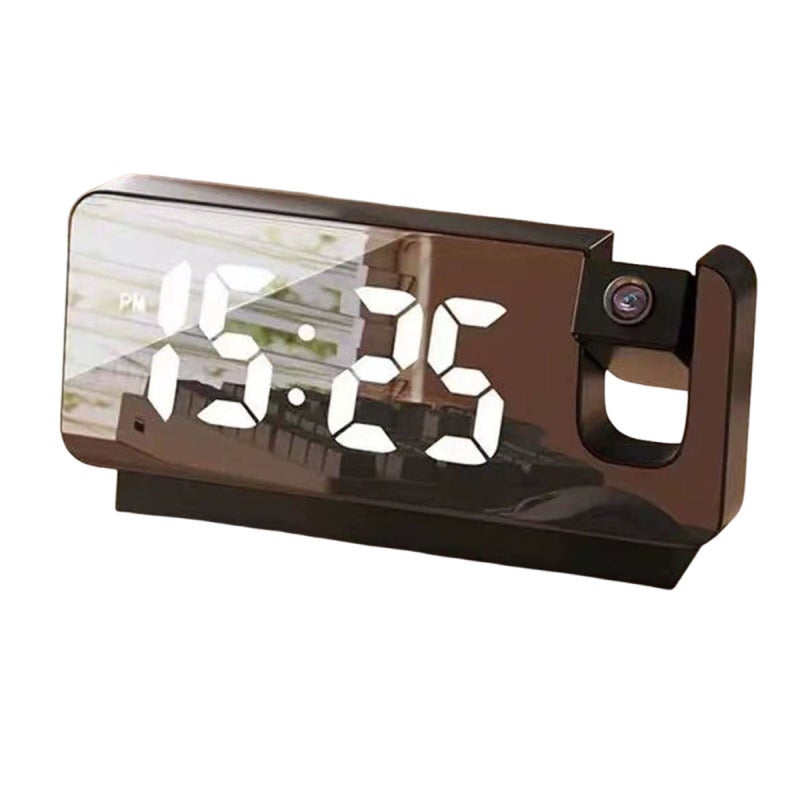 Reloj pared，Reloj despertador con proyector inteligente, reloj de noche ...