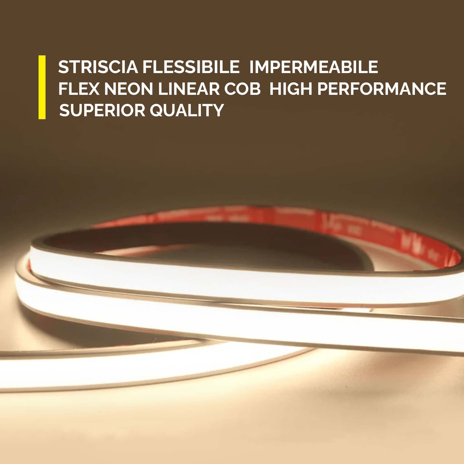 Tira de luces LED flexibles de neón COB lineales de alto rendimiento ...