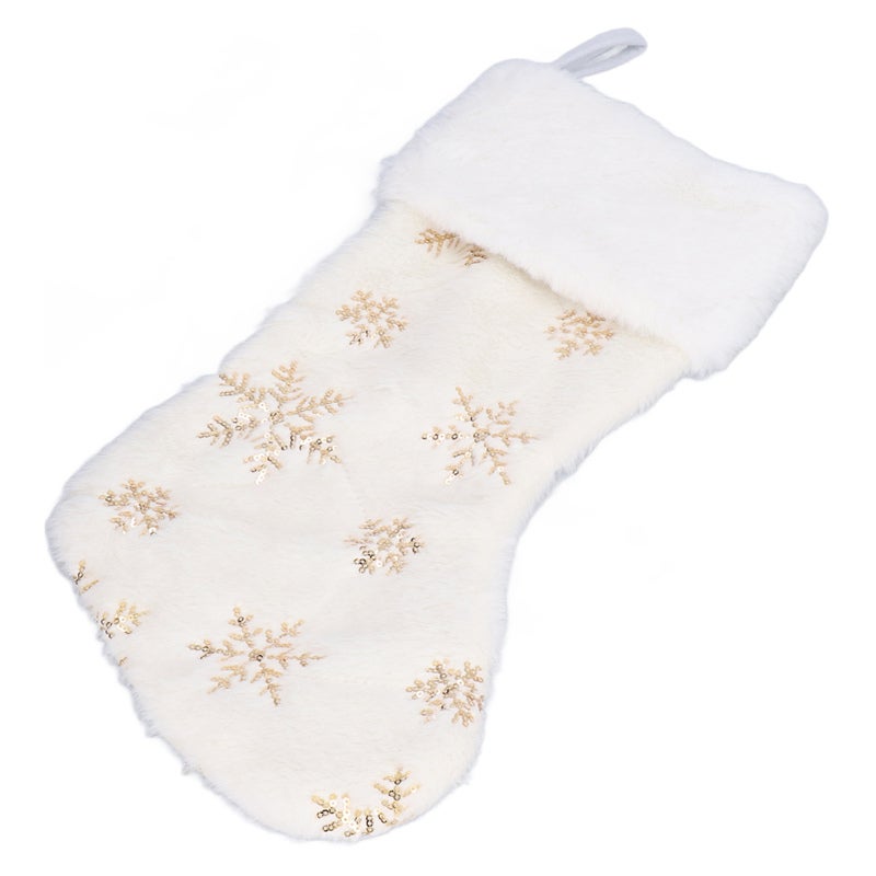 Pendentif de Noël en polyester avec motif flocon de neige brodé ...