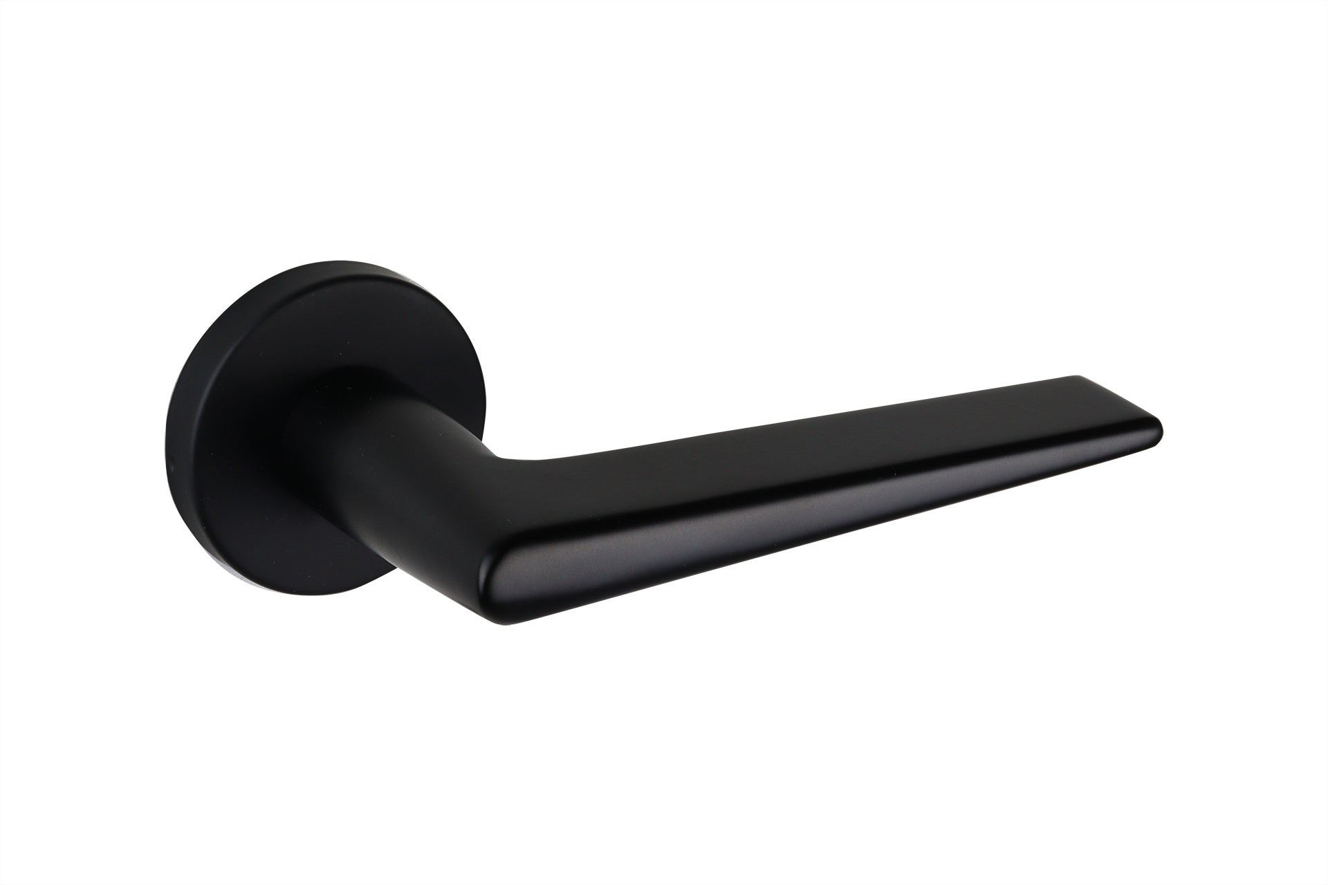 Wovar Poignée de porte Lavuzo Modena Noire avec rosace ronde - Par set ...