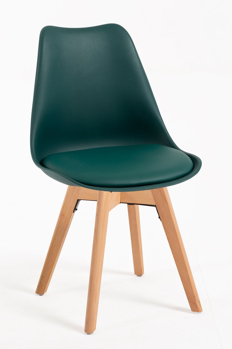 Pack 2 Sillas Synk Basic - Verde oscuro | Leroy Merlin