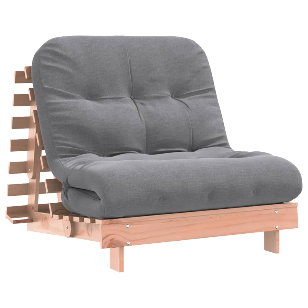 Futón sofá cama con colchón madera maciza Douglas 80x206x11 cm | Leroy ...
