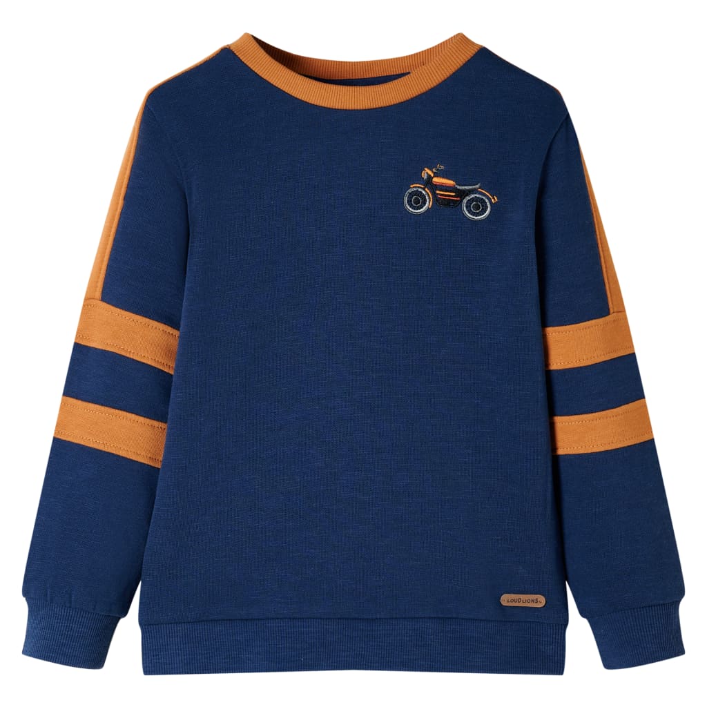 Sweatshirt pour enfants bleu indigo 116 | Leroy Merlin