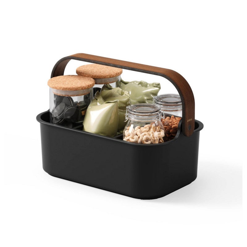 Panier de rangement empilable plastique design BELLWOOD | Leroy Merlin