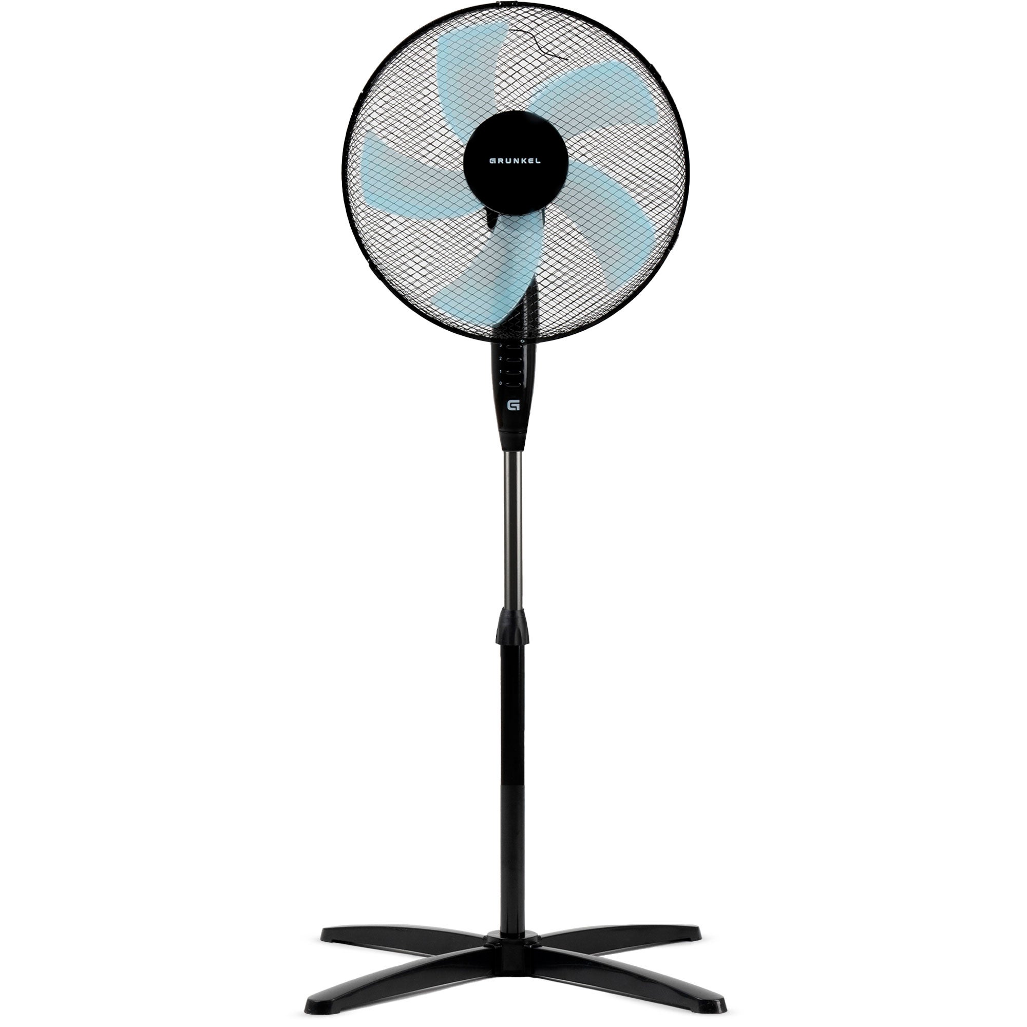 Ventilador de Pie FAN-165XNG - Base en Forma X - 50W - Negro | Leroy Merlin