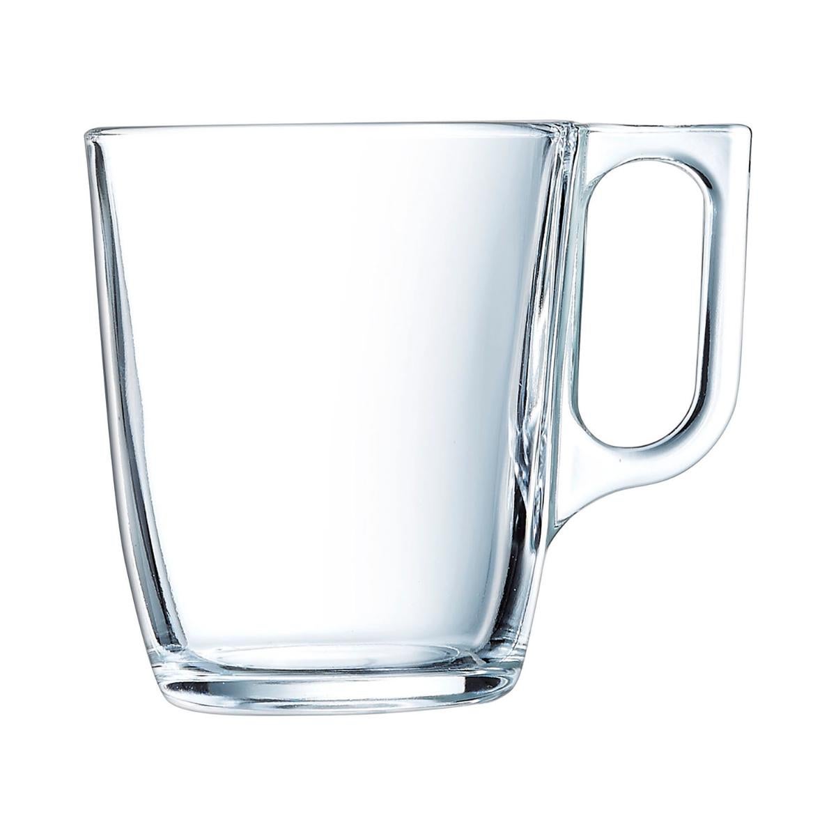 Mug Vidrio 25cl Arcoroc Voluto - Transparente Apto Frigorífico | Leroy ...