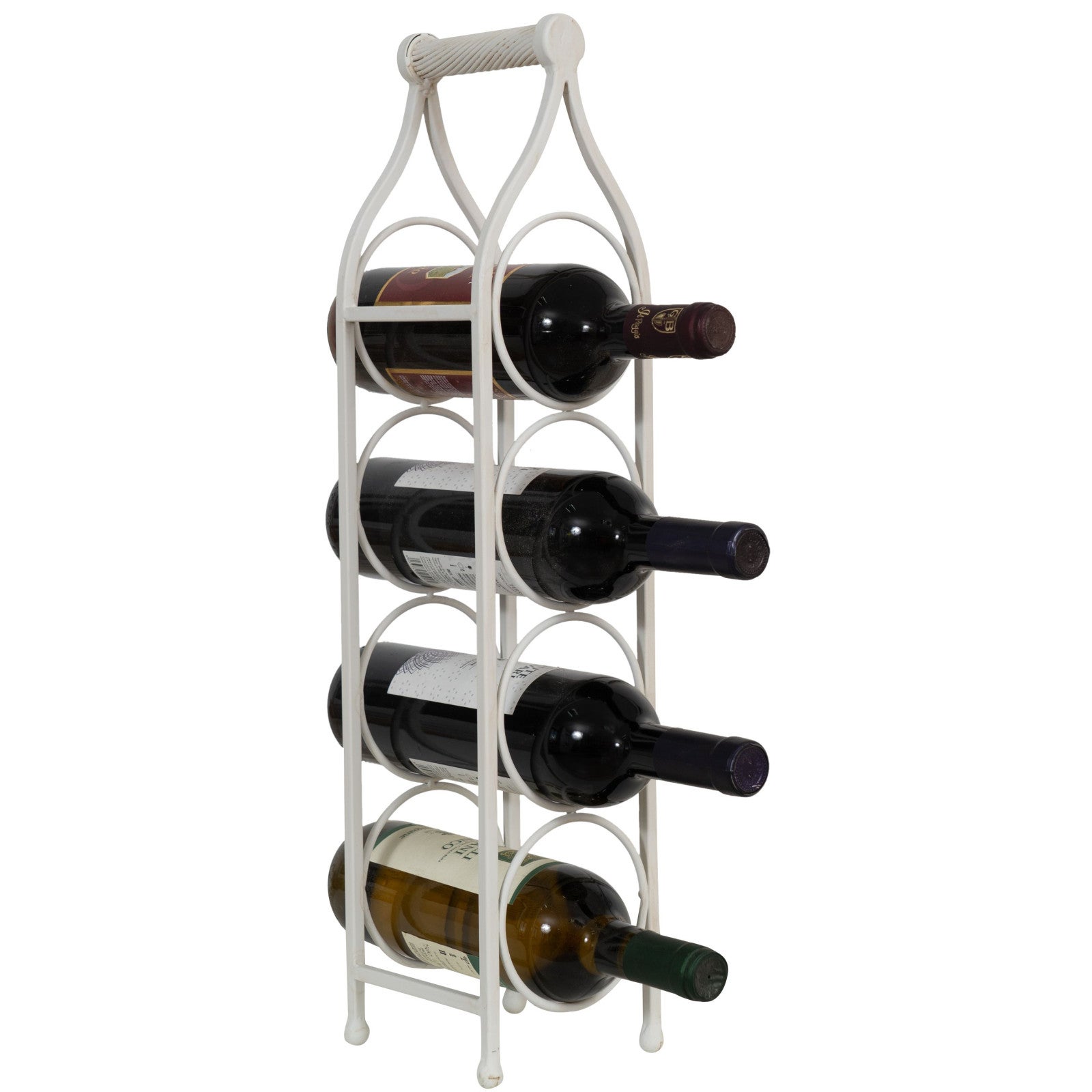 BISCOTTINI Porte-Bouteilles de Vin en Fer Forgé - Casier à Vin de Sol ...
