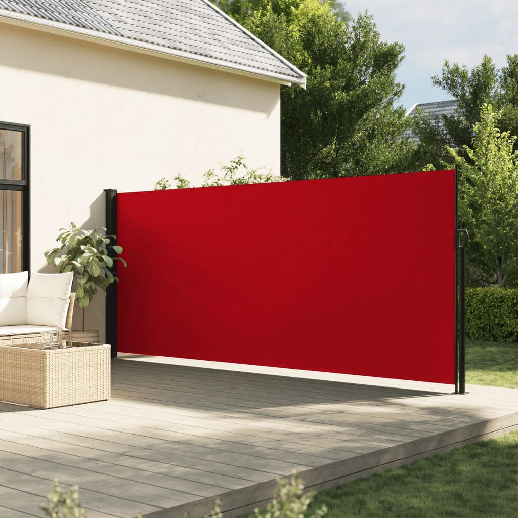 Maison Exclusive - Toldo lateral retráctil rojo 160x500 cm | Leroy Merlin