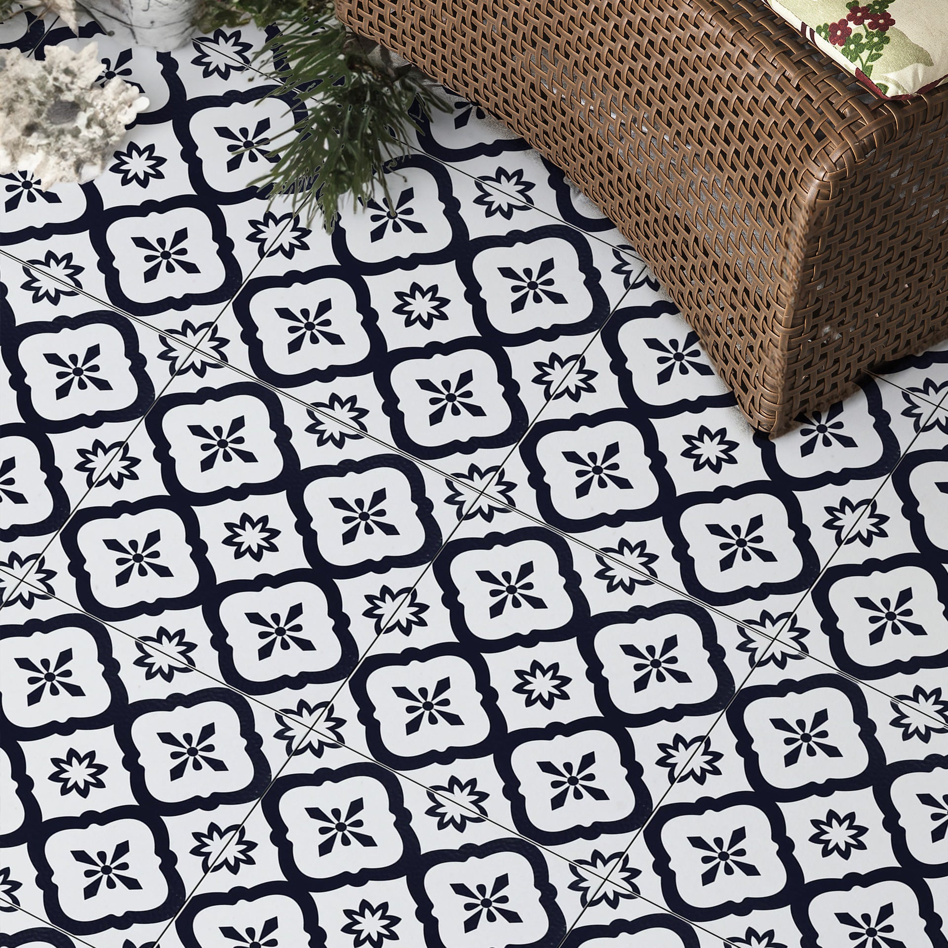 Autocollants de sol auto-adhésifs 10 pièces, autocollants de carrelage ...