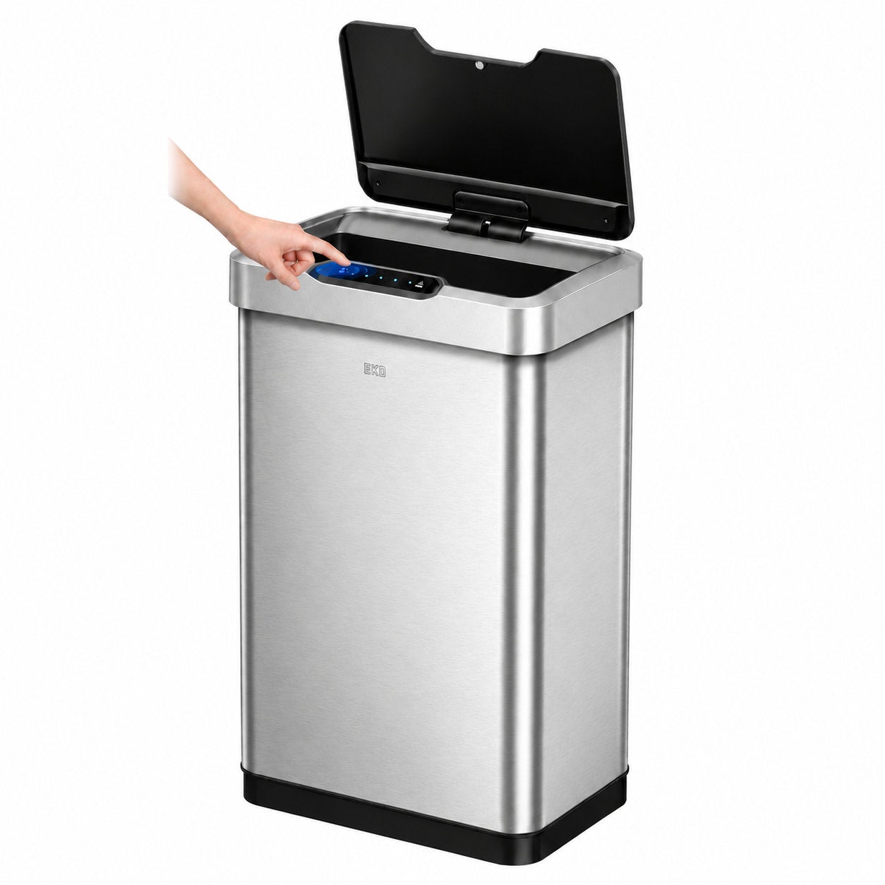 Cubo de Basura Automático con Sensor de Acero Inoxidable 50 L - EKO ...