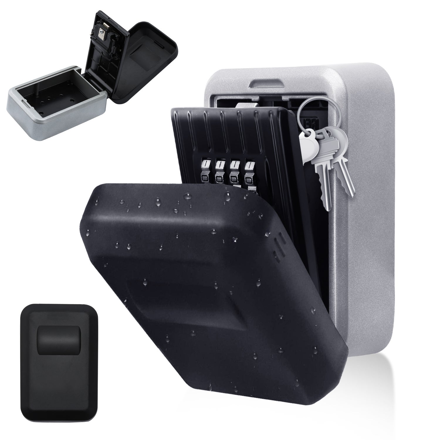 Coffre à clés avec serrure à combinaison, coffre-fort à clés, boîte à ...