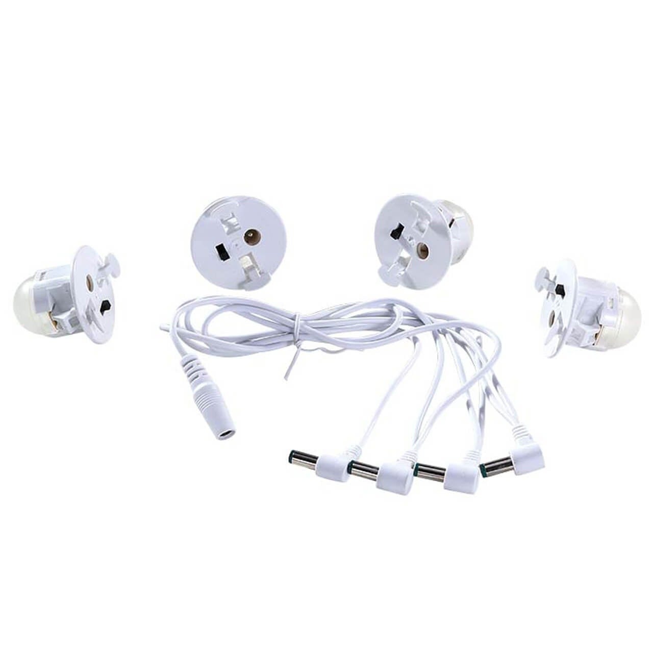 Bande lumineuse à quatre ampoules LED 'MoonLander' Lemax Christmas lights / Titre par défaut ...