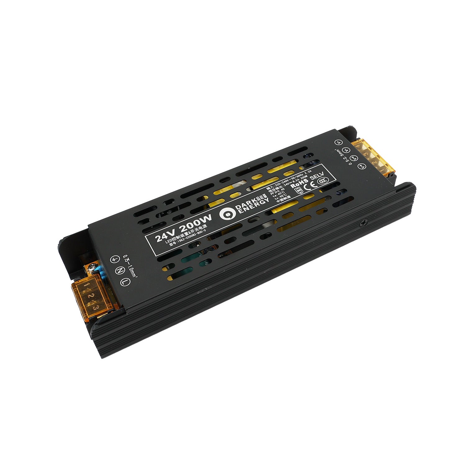 Alimentation 200W pour Bandes LED - Sortie 24V, 8.3A, Entrée 220-240V ...