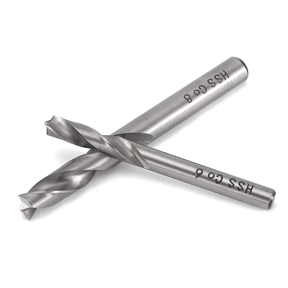 Lot de 2 Forets à Souder par Point, Foret à Dépointer HSS Co M6&M8 ...