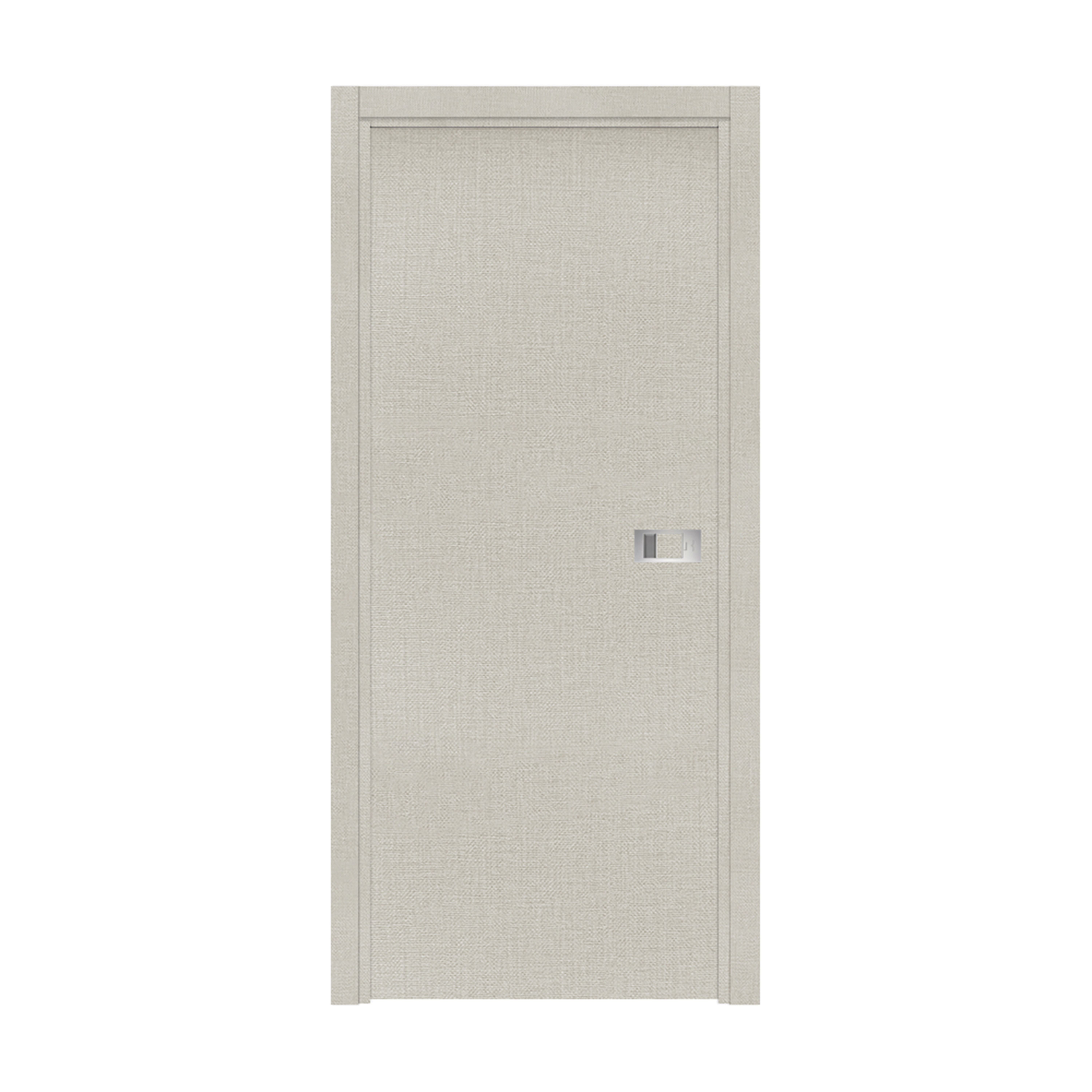 Bloc-porte Miro avec poignée Exclusive grise, H.204 x l.83 cm, aspect ...