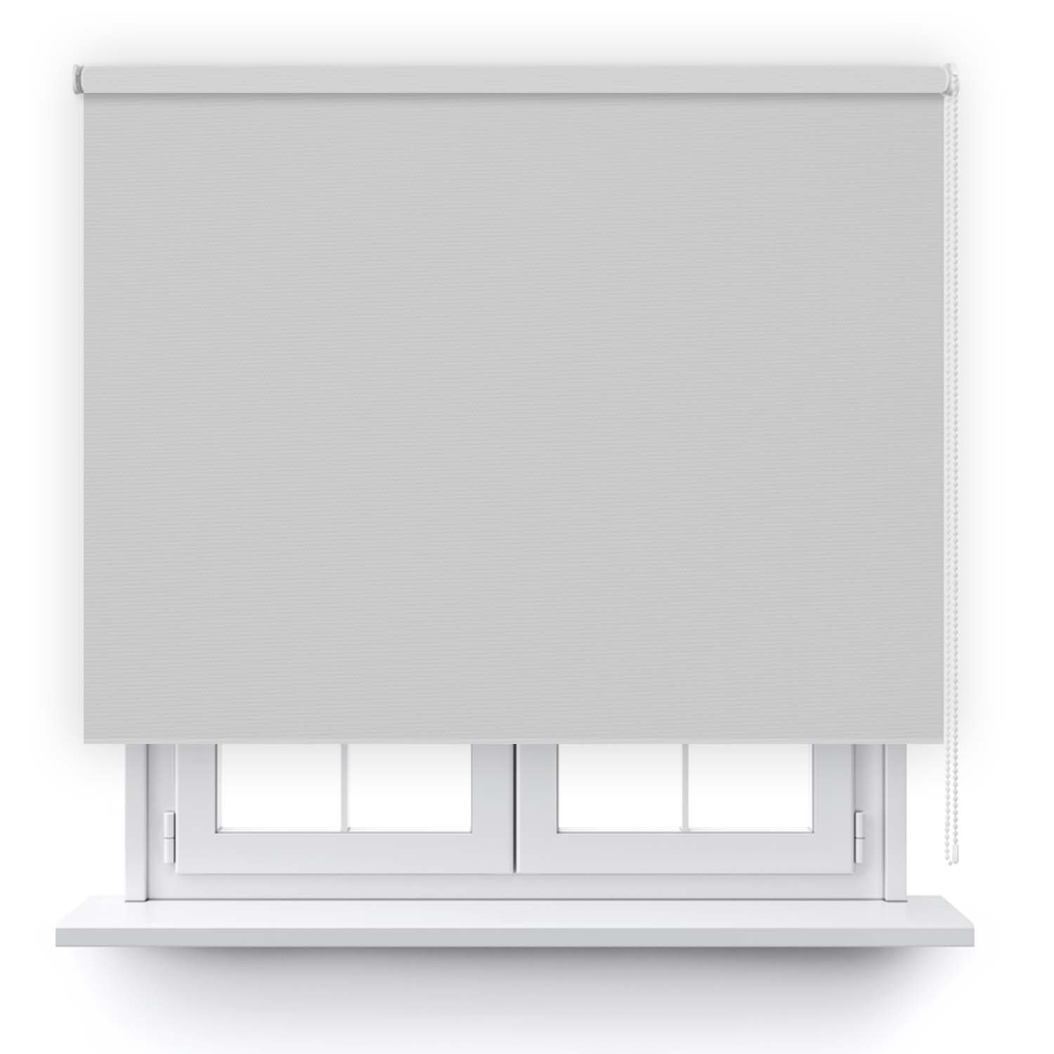 Store à rouleau gris opaque 140x200cm. | Leroy Merlin