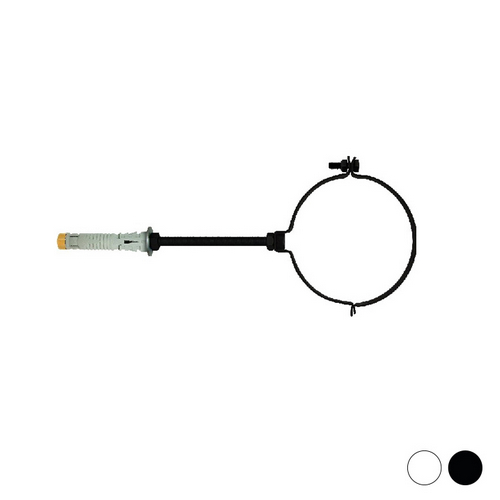 COLLIER AVEC JOINT POUR TUYAU DE FUMÉE D. 80 Noir | Leroy Merlin