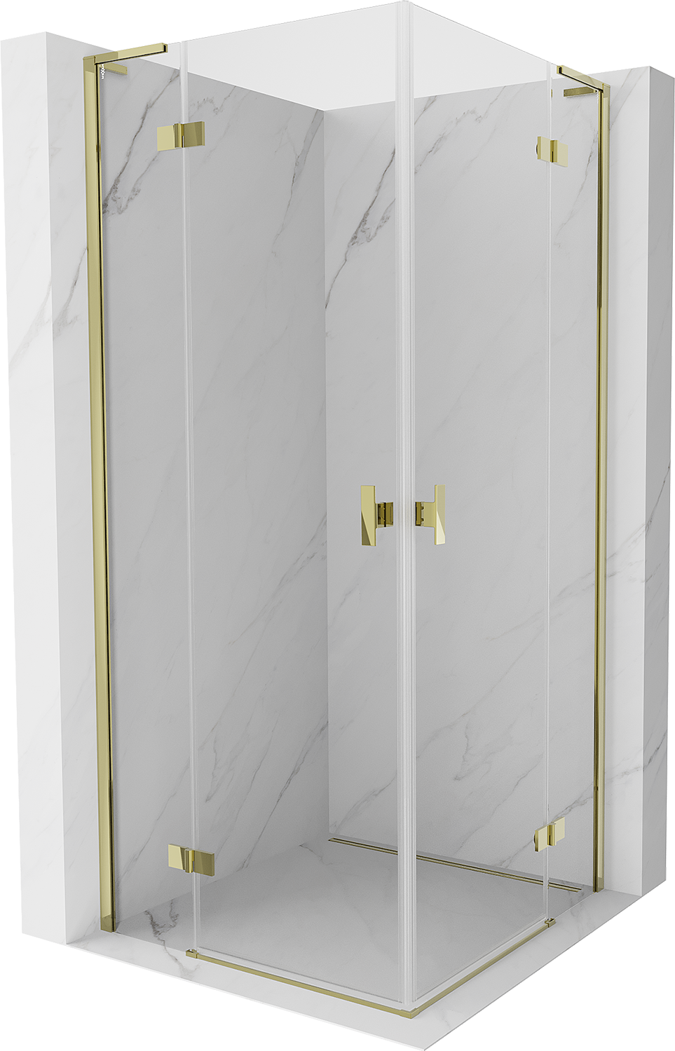 Mexen Mist-H L Duo kabina prysznicowa uchylna 80 x 80 cm, transparent ...