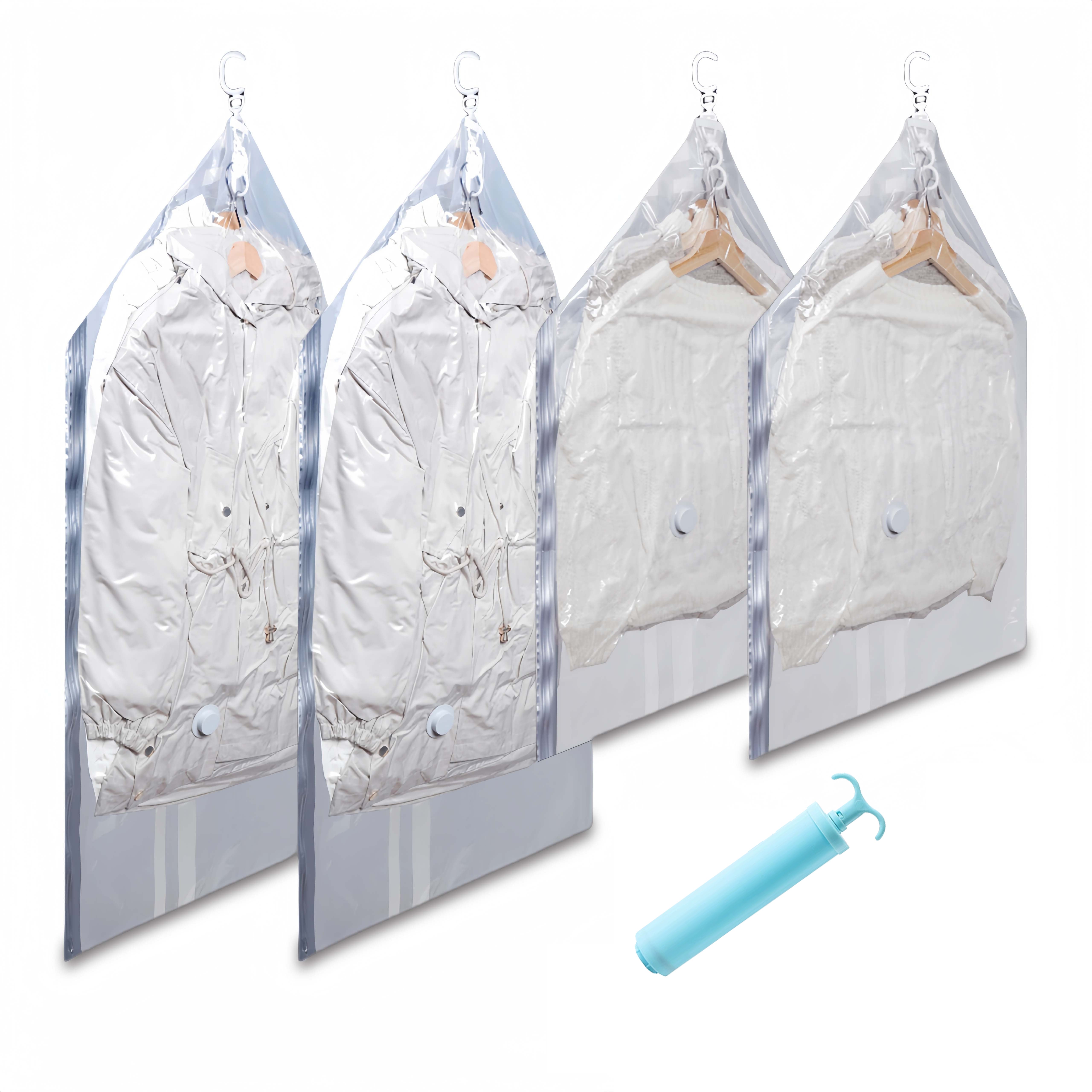 4 Bolsas Colgantes Protectoras de Ropa Reutilizables, Bolsas ...