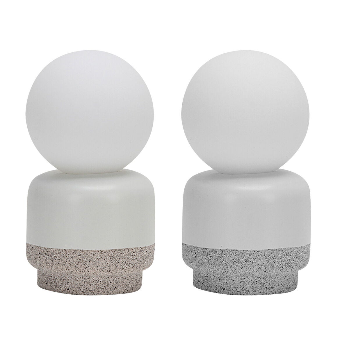 Lampe de bureau DKD Home Decor Céramique Verre Bicolore (2 Unités) (10 ...